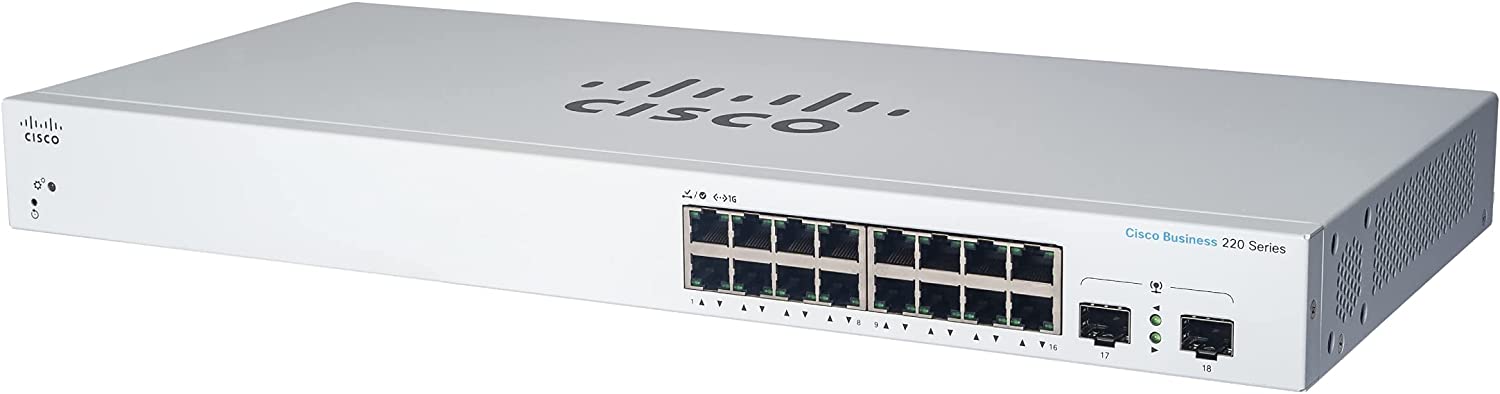 Switch CISCO CBS220-16T-2G-NA 16 puertos